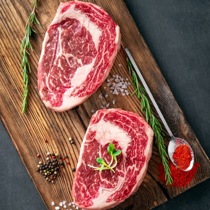 Ribeye Steak, Boneless Choice 2pc - 16oz – London Meat CO.